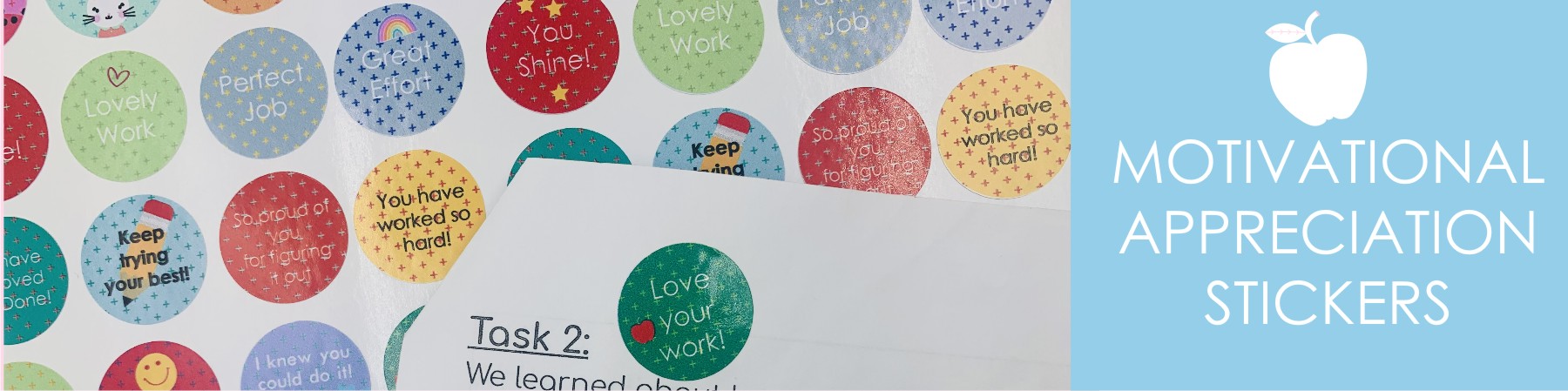 ItsMine Products - School Labels - Motivational Stickers