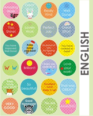 ItsMine Products - School Labels - Motivational Stickers